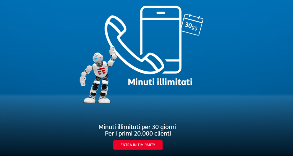 TIM Party: a Pasqua minuti illimitati per 20.000 clienti | Tariffando