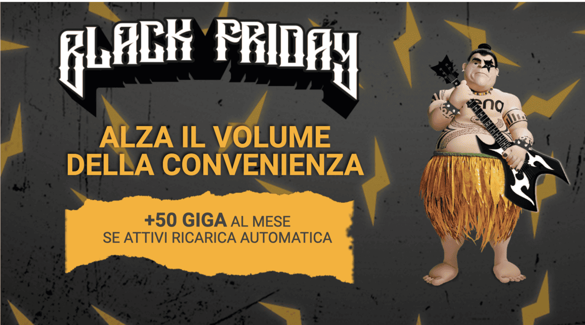 Kena, Black Friday con 130GB a 6.99€ per sempre e 2 mesi GRATIS ...