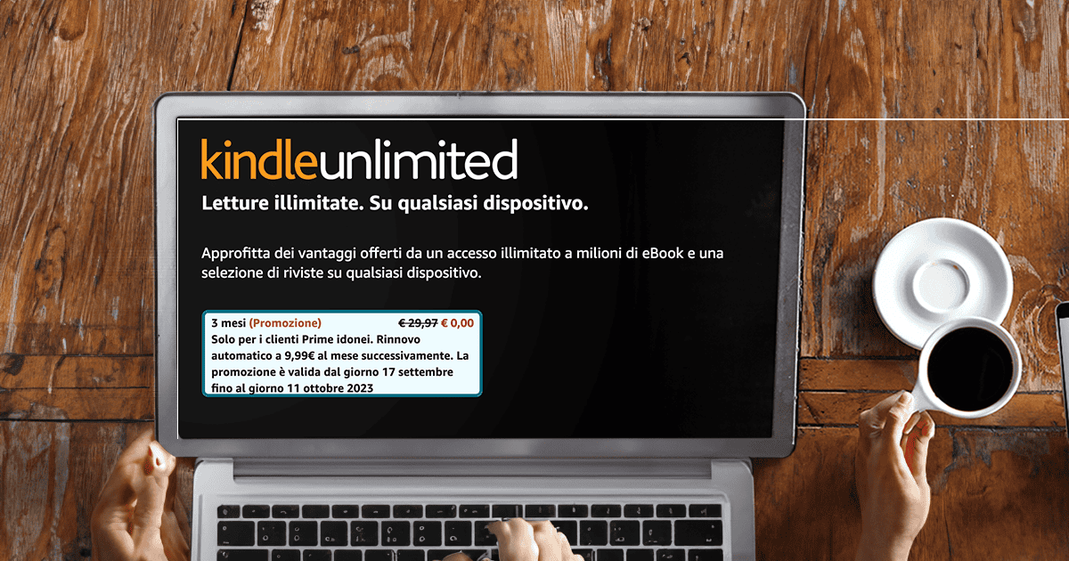 Amazon Kindle Unlimited: letture illimitate per 3 mesi GRATIS! | Tariffando